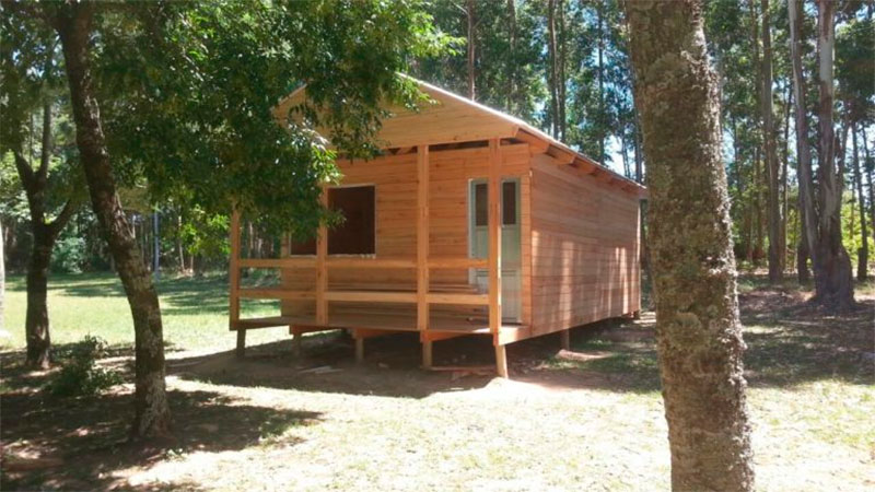 Construyen cabañas en el camping municipal de Chajarí | Elonce.com
