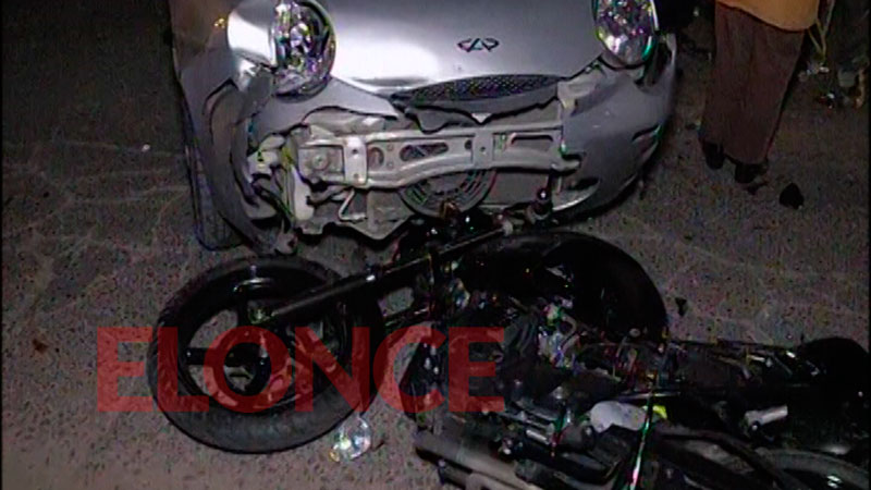 Motociclista Resultó Con Múltiples Fracturas Al Chocar Con Un Auto 9728