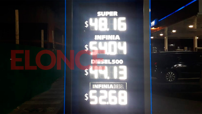 Suba de combustibles en YPF: Los nuevos precios en Paraná | Elonce.com