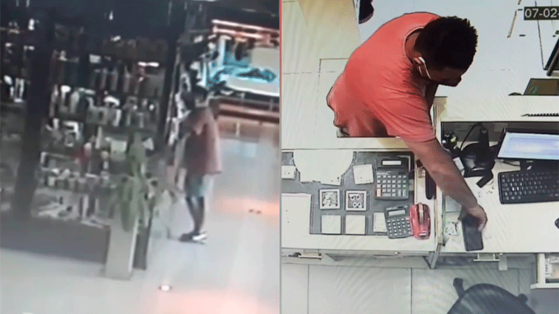 Video: quedó "escrachado" en las cámaras de seguridad cuando robaba una ...