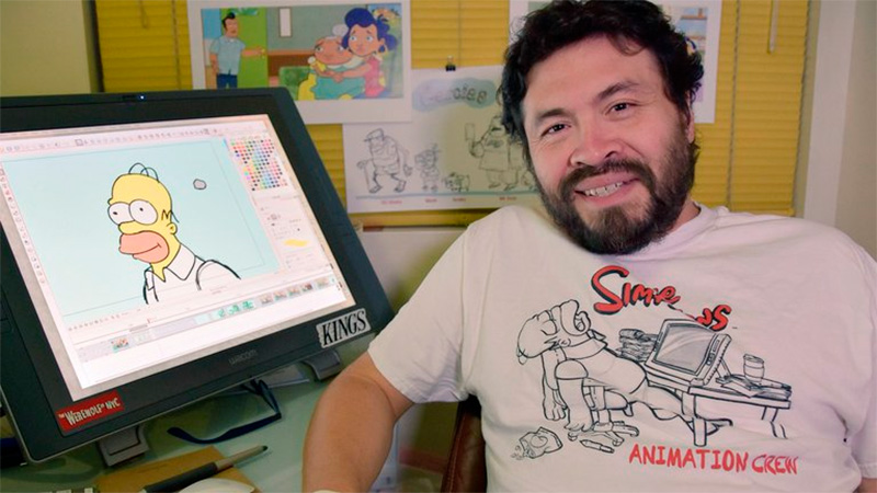 Murió Edwin Aguilar, quien dibujó a “Los Simpson” durante más de dos ...