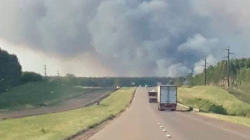 Incendio cerca del parque “El Palmar”: ya se quemaron más de mil ...
