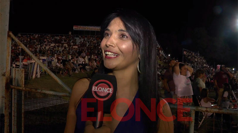 María Cuevas cantó en Diamante: “cumplí mi sueño de subirme a este ...