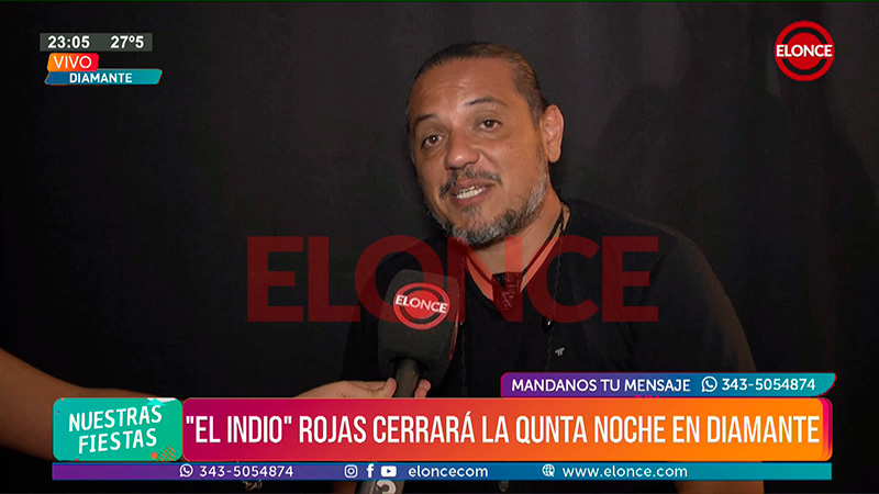 “El Indio” Lucio Rojas en Diamante: Los festivales son el reencuentro ...