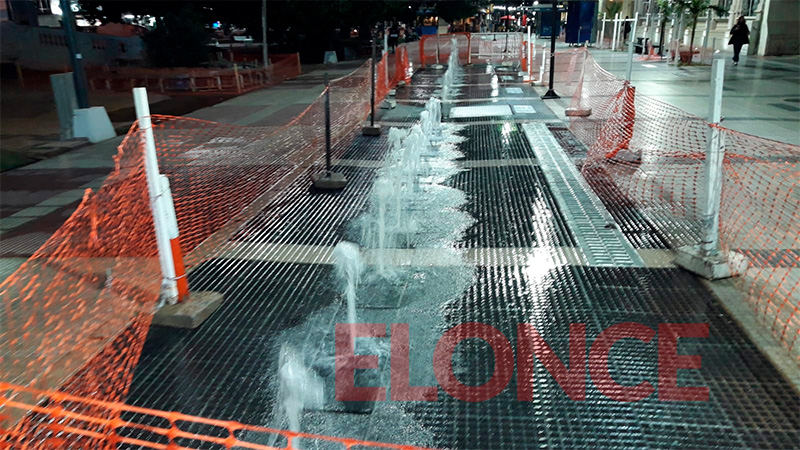 Prueban cómo quedará la “fuente seca” en la Peatonal: que trabajos ...