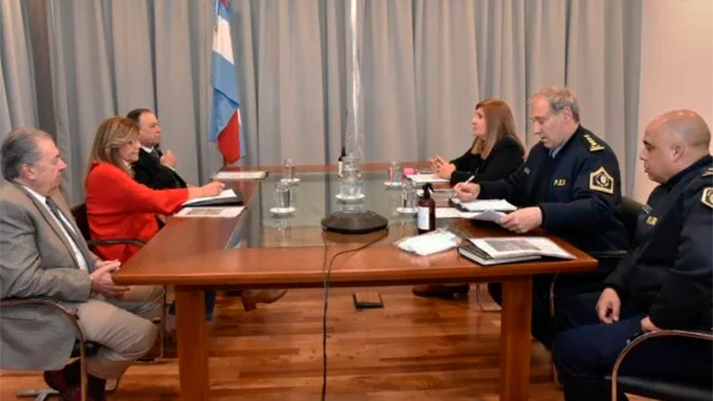 Reunión entre integrantes de la Sala Penal del STJ, Romero y jefes ...