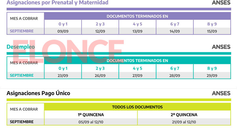 Jubilaciones, AUH y otros beneficios de Anses: cronogramas de pagos con aumento | Elonce.com