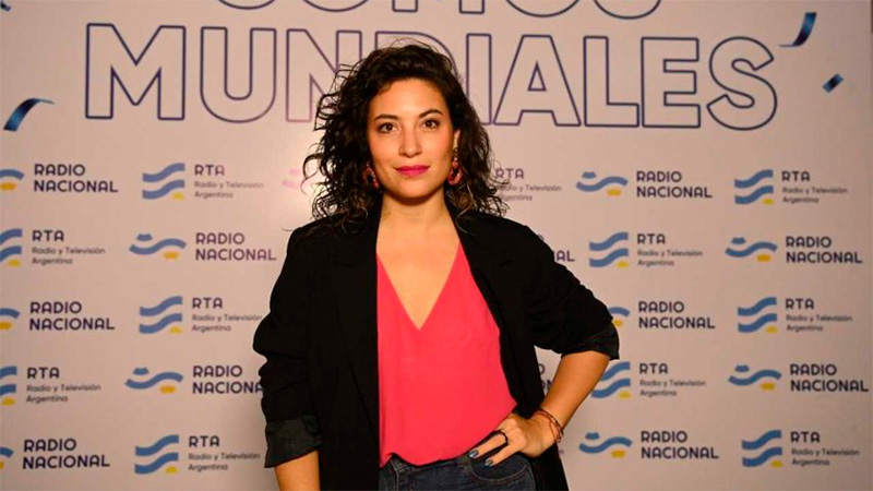 Natalia Maderna, primera mujer en 85años de Radio Nacional en relatar ...