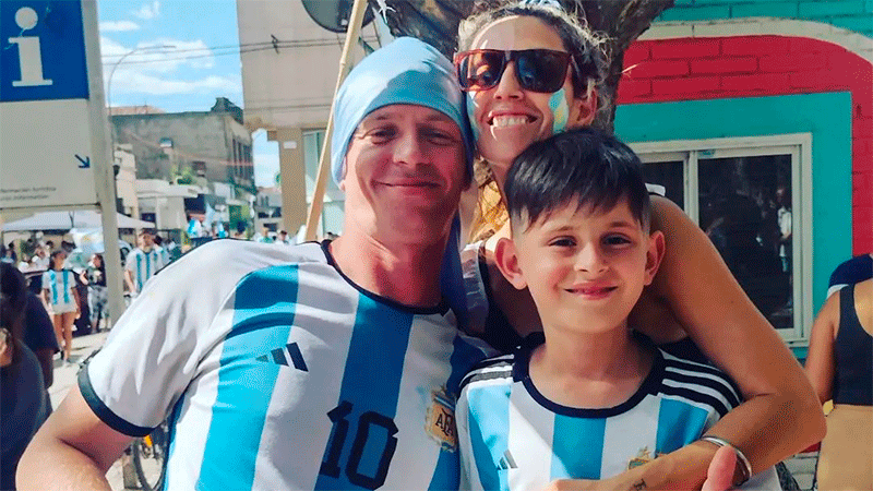 Así festejó Gualeguay, cuna de uno de los flamantes campeones ...