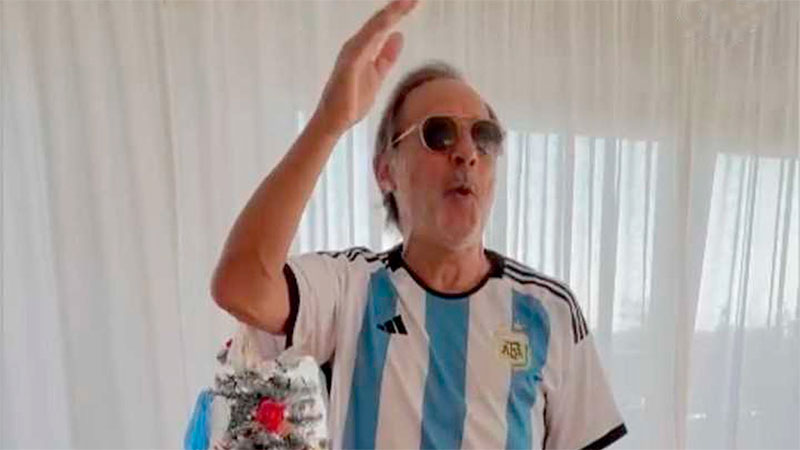 Francella celebró el triunfo de la Selección recreando un célebre video ...