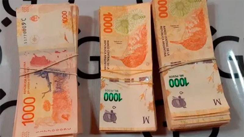 Encontraron casi 400 mil pesos que serían valores robados de entraderas ...