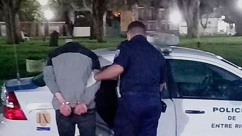 Arrestaron a dos sujetos por intentar sustraer bolsas de cemento de una ...