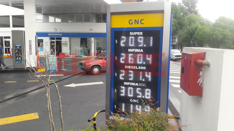 YPF subió los precios de los combustibles: los nuevos valores en Paraná | Elonce.com