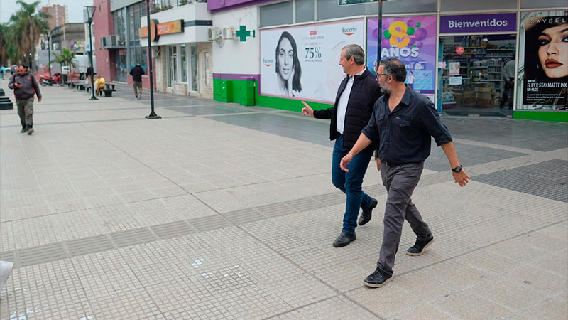 Bahl anunció que en dos semanas finalizarán las obras en peatonal San ...