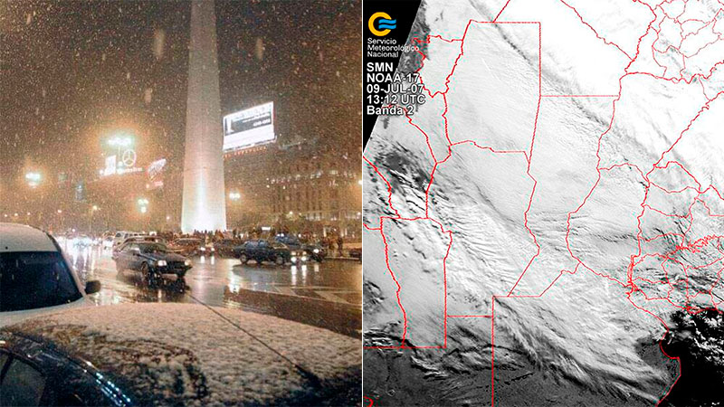 A 16 años de la histórica nevada en centro del país: qué condiciones ...