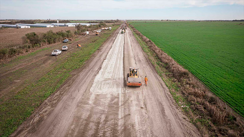 Avanzan las obras en la Ruta provincial A03 entre Piedras Blancas y la ...