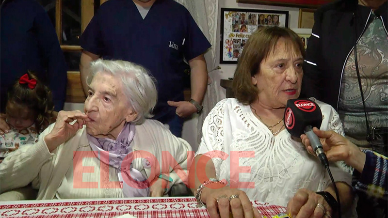 Lidia cumplió 101 años y lo festejó rodeado de sus hijos y ex alumnos ...
