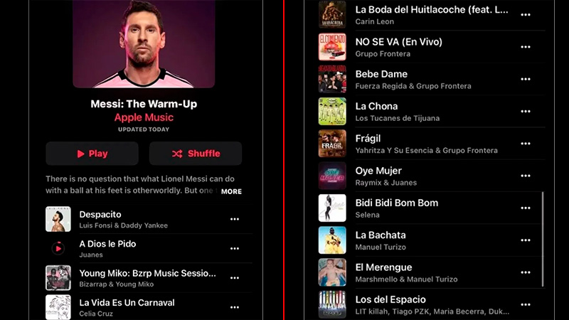 La “playlist” de Messi sorprende al mundo: ¿qué música escucha ...