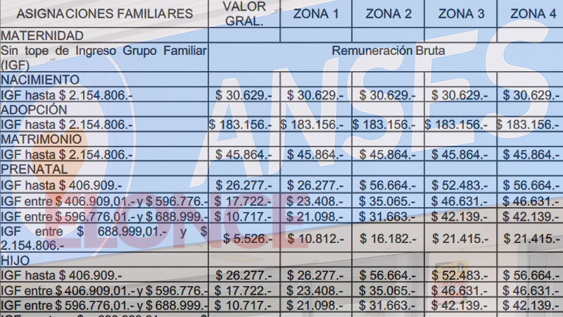 Oficializan suba de asignaciones familiares y AUH: montos y rangos salariales | Elonce.com