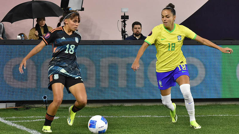 Argentina fue goleada por Brasil en cuartos de final de la Copa de Oro Femenina | Elonce.com