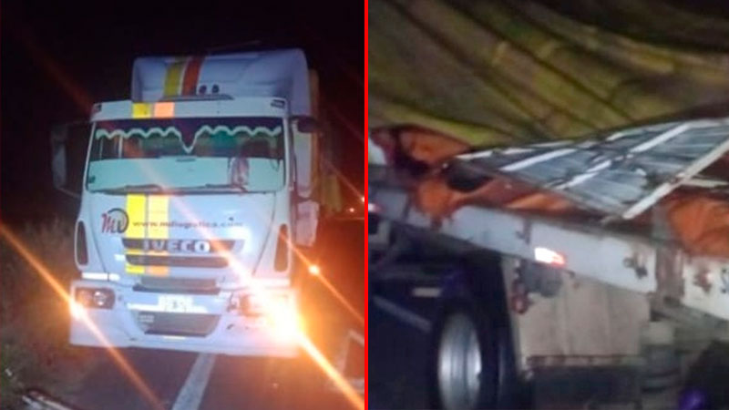 Camión volcó su carga de gaseosas en Ruta 14 tras maniobra de otro ...