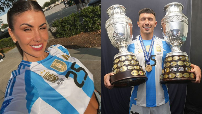 Fotos y el romántico cruce de mensajes de Lisandro Martínez con su ...