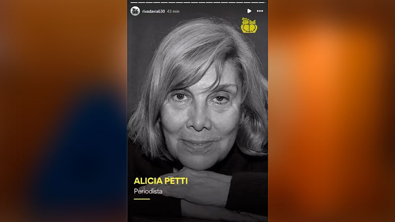 Murió Alicia Petti, una de las voces más destacadas de la radio ...