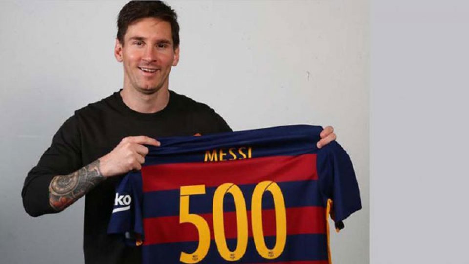 Lionel Messi cumplirá 500 partidos en el Barcelona | Elonce.com