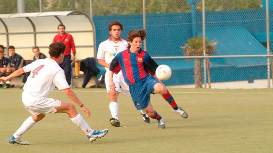 Barcelona y un video inédito de los comienzos de Lionel Messi | Elonce.com