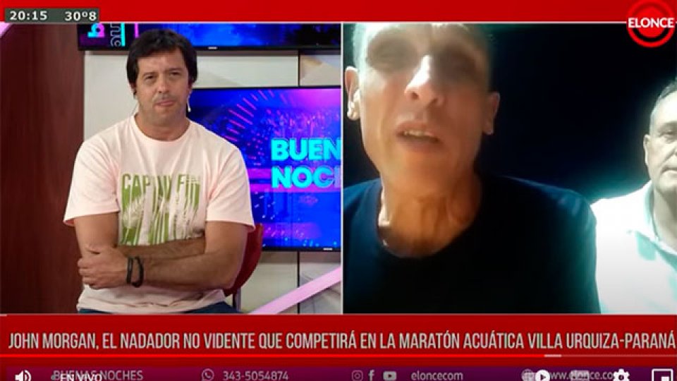 La historia de John Morgan, el nadador no vidente que estará en la ...