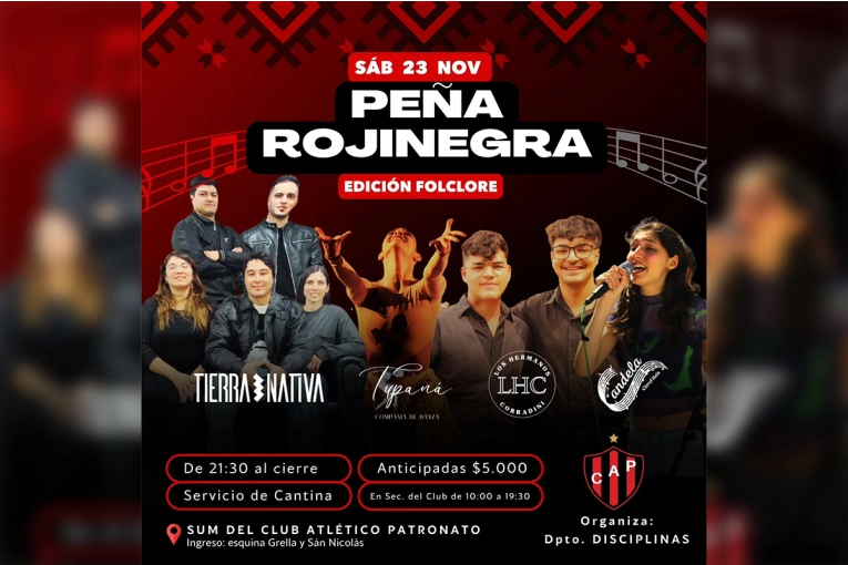 Patronato organiza la Peña Rojinegra “Edición Folklore” | Elonce.com