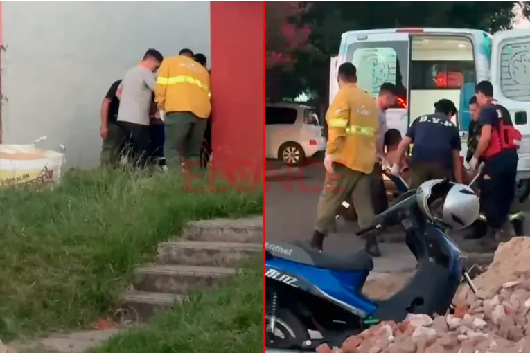 Obrero cae de dos metros en construcción en Paraná y es trasladado ...