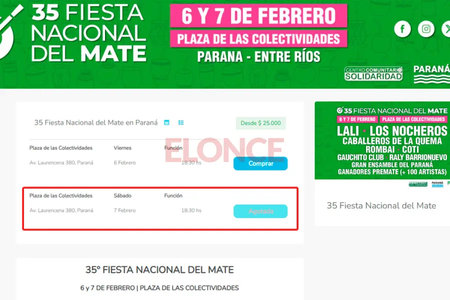 Fiesta Nacional del Mate: se agotaron las entradas para ver a Lali ...